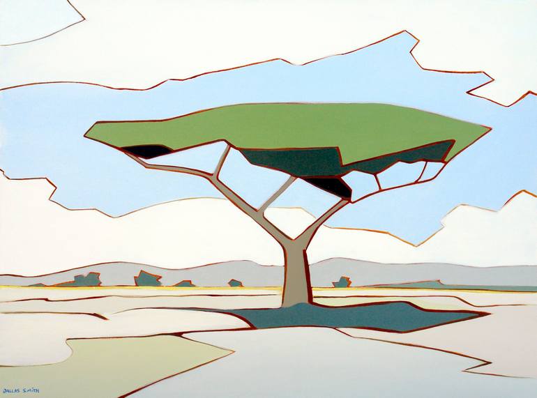 After Pierneef (sold) Painting by Dallas Smith | Saatchi Art