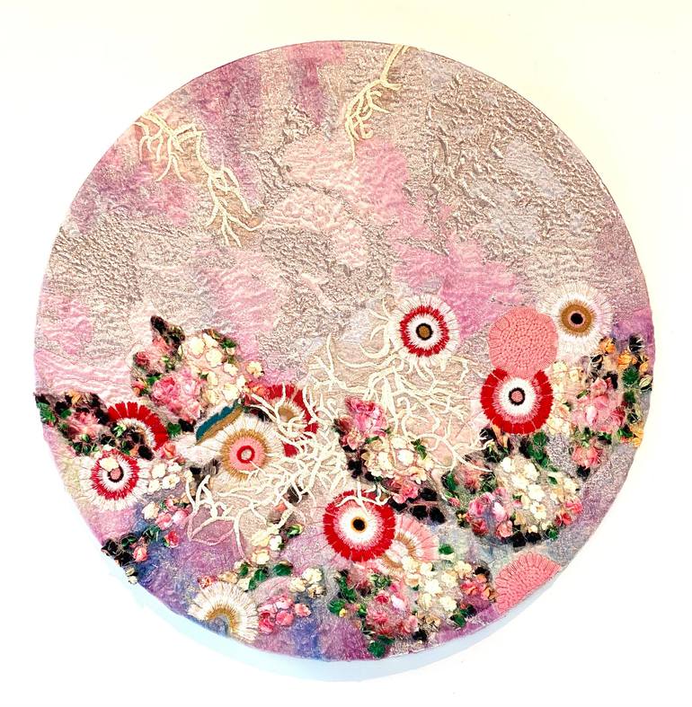 Violetta In The Garden Mixed Media by Leisa Rich | Saatchi Art