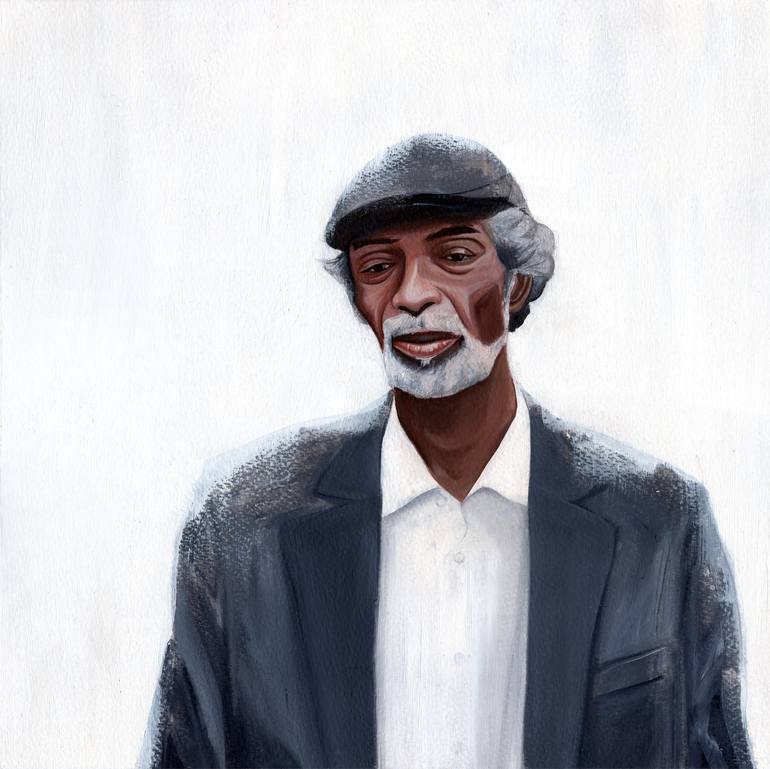 Gil Scott-Heron Painting by Tom Rawles | Saatchi Art
