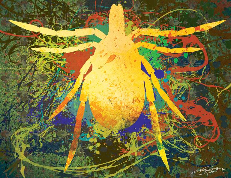 Tick Painting by Himanshu Bharadwaj | Saatchi Art