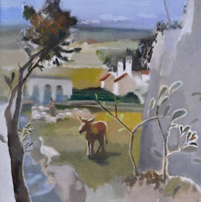 Bellini's Donkey Painting by Holly Larner | Saatchi Art