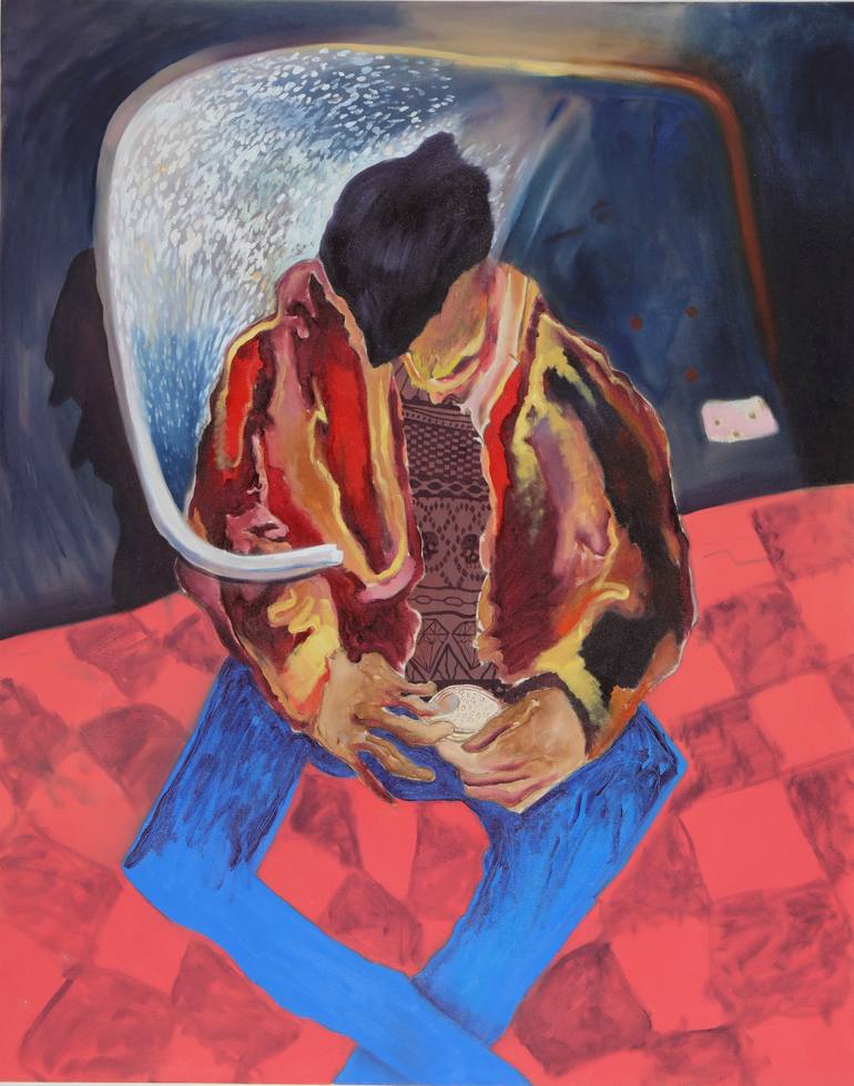 Friend Painting by Mircha Ivens | Saatchi Art