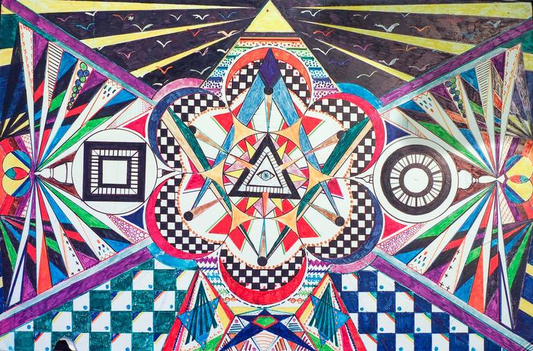 Shape Shifter Drawing by Rajiv Nagpal | Saatchi Art