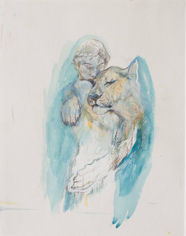 You Can't tame the Tiger 2 Drawing by Margit Platny | Saatchi Art