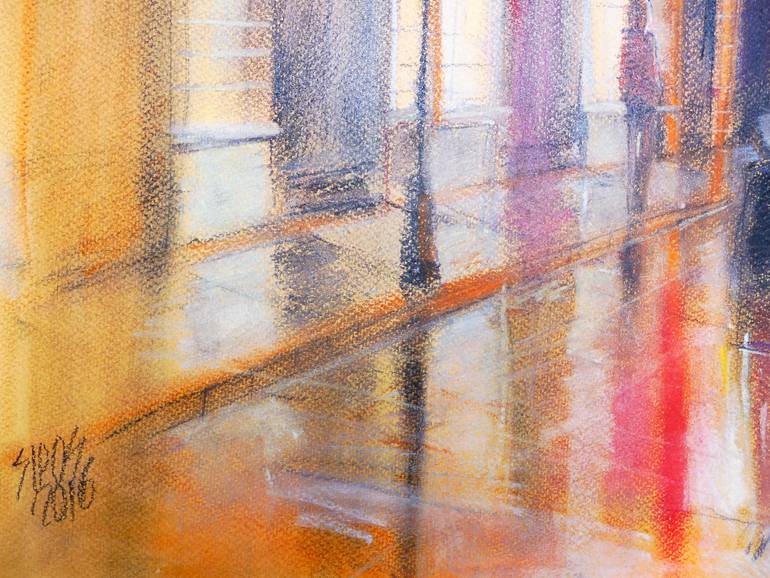 After rain. Drawing by Lorand Sipos | Saatchi Art