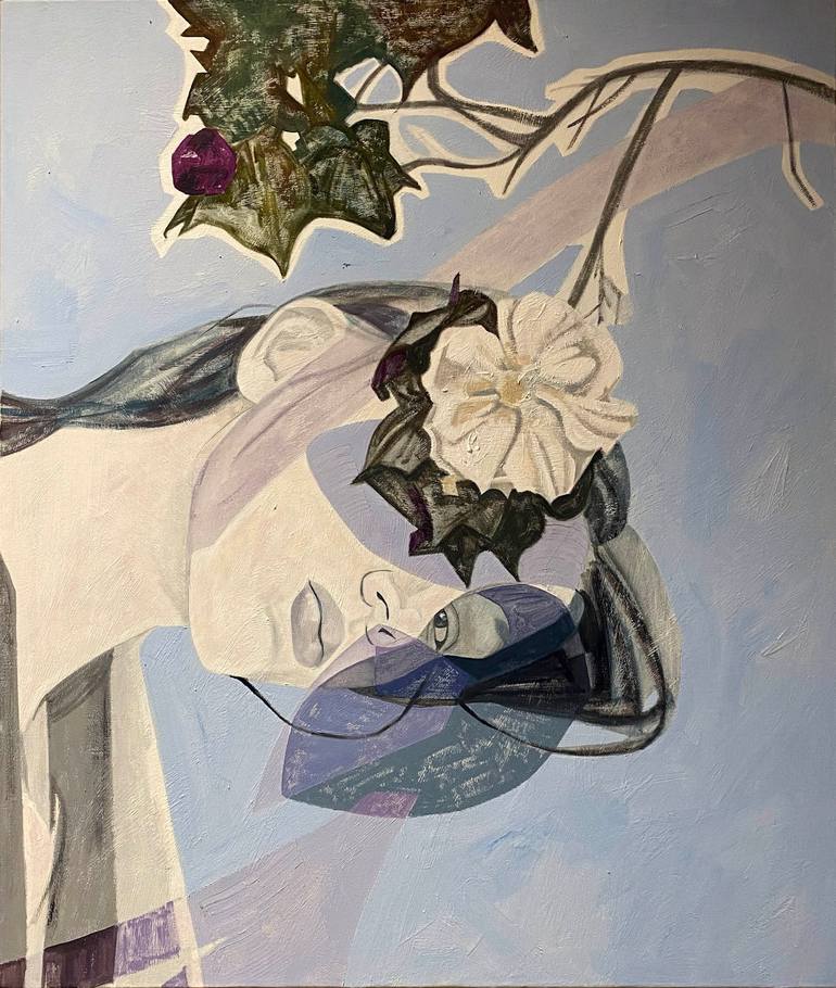 Veiled Reflection Painting by Nazlı Arman Tatarer | Saatchi Art