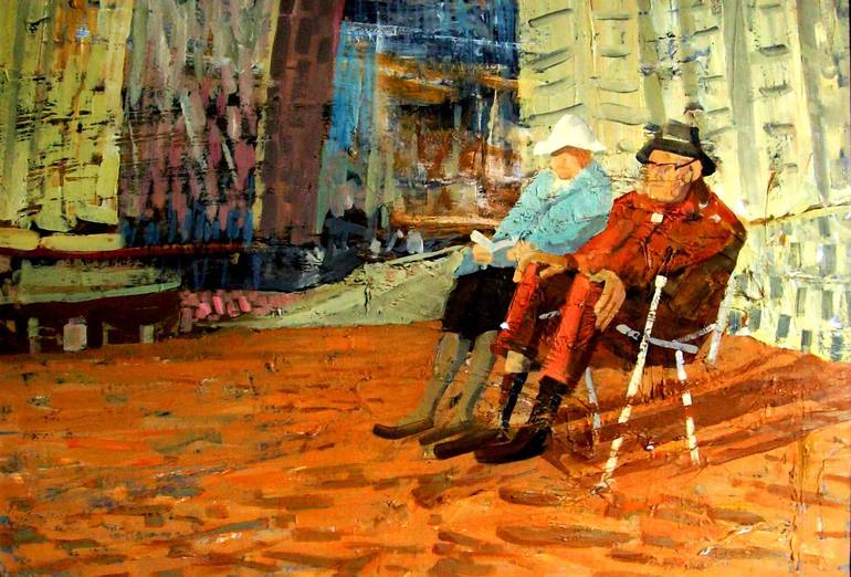 Late sunshine Painting by STAN BIGDA | Saatchi Art