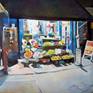Night shop at Paddington 2 Painting by STAN BIGDA | Saatchi Art