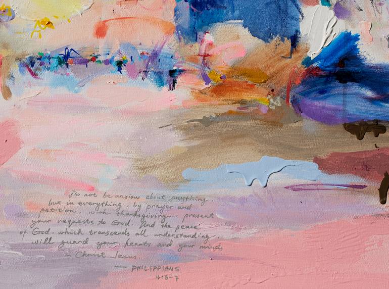 Power of prayer Painting by Xiaoyang Galas | Saatchi Art