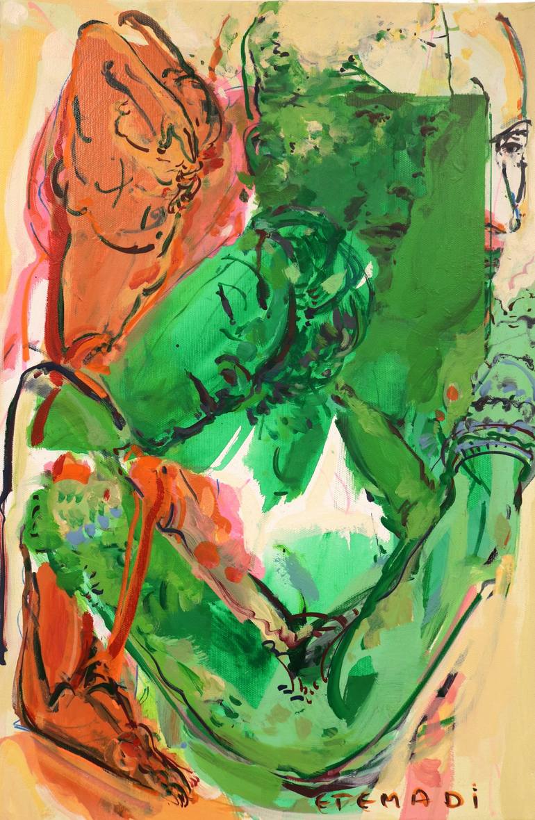 Floral Painting by Elham Etemadi | Saatchi Art