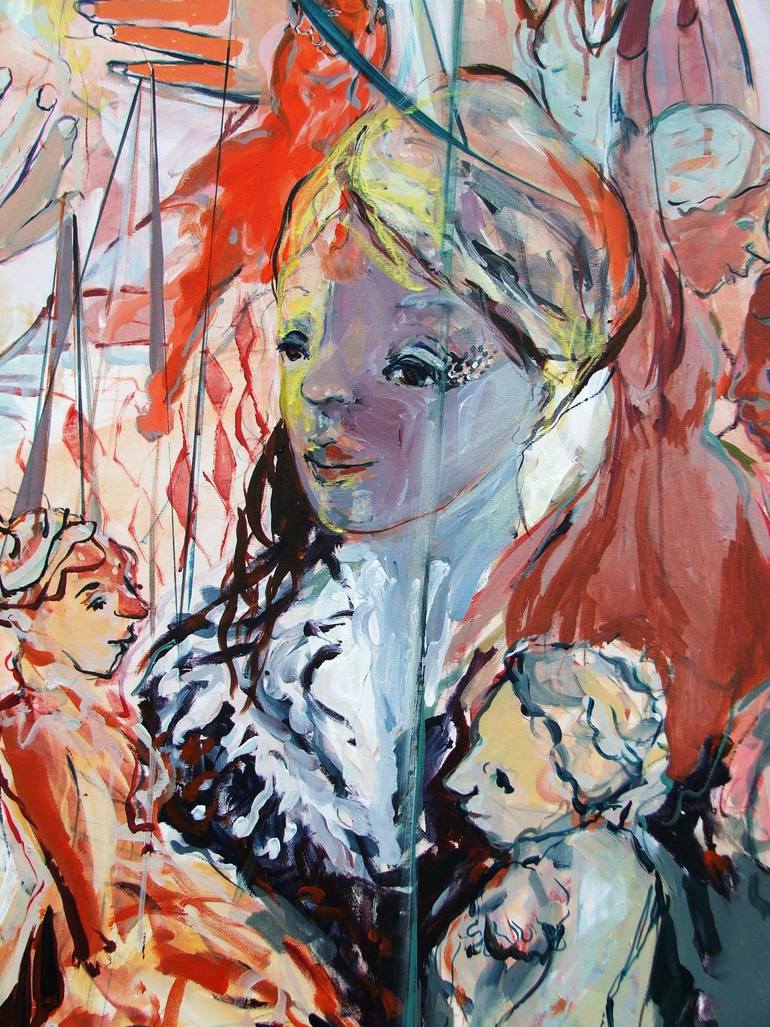 Along with our imagination Painting by Elham Etemadi | Saatchi Art