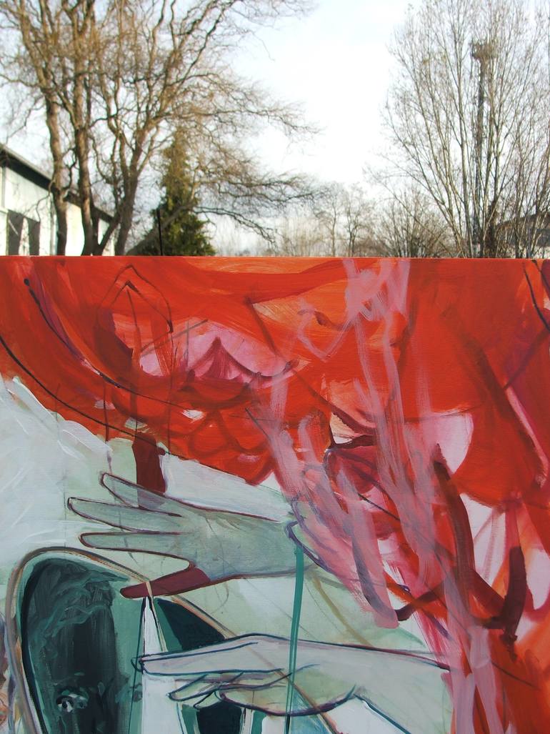 Along with our imagination Painting by Elham Etemadi | Saatchi Art