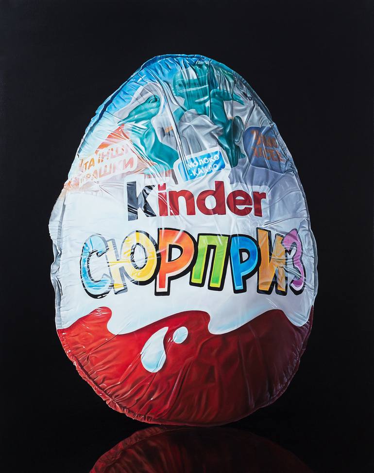 Kinder surprise Painting by Sergey Piskunov | Saatchi Art