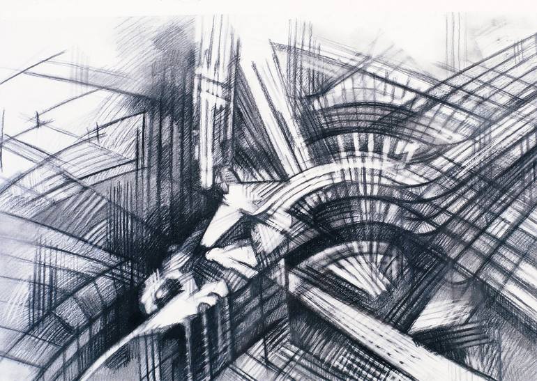 tectonics Drawing by Shant Beudjekian | Saatchi Art