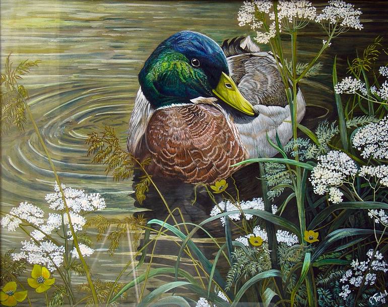 Germano-Pond Painting by Paolo Terdich | Saatchi Art