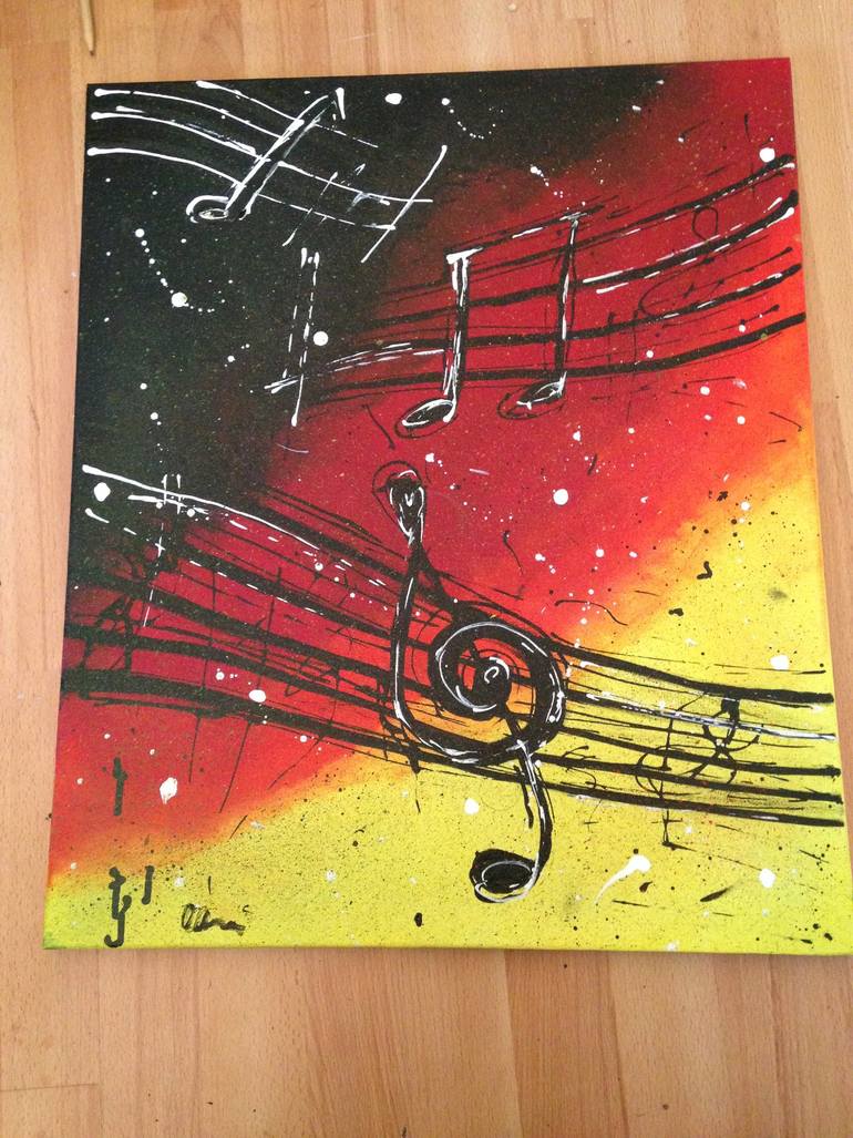 note Painting by Ash Allen | Saatchi Art