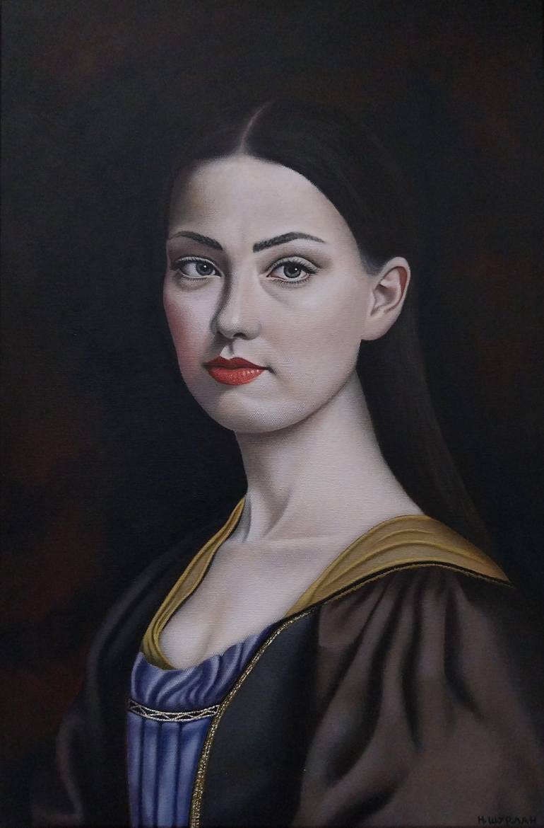 Portrait 1 Painting by Nebojsa Surlan | Saatchi Art