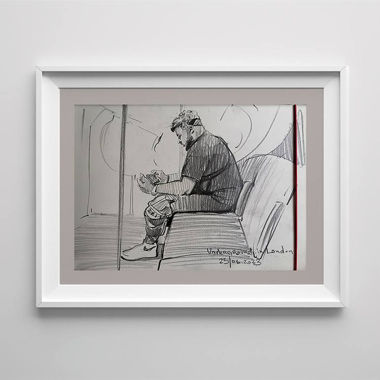Citizen #10 Drawing by Andrey Novikov | Saatchi Art