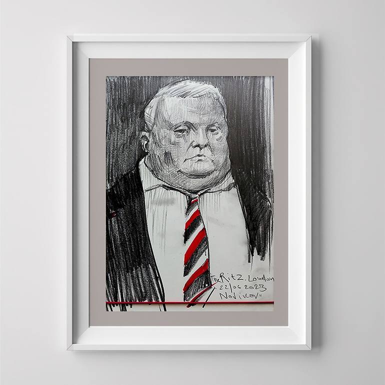 Citizen #12 Drawing by Andrey Novikov | Saatchi Art