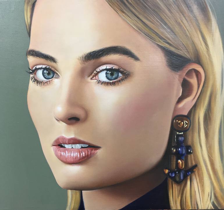 Once upon a time on Hollywood Painting by Zoe Moss | Saatchi Art