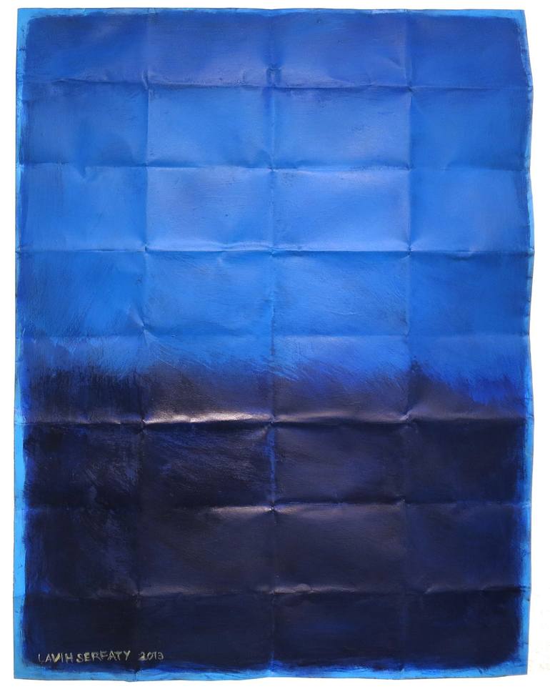 Sky on dark sea Drawing by Lavih Serfaty | Saatchi Art