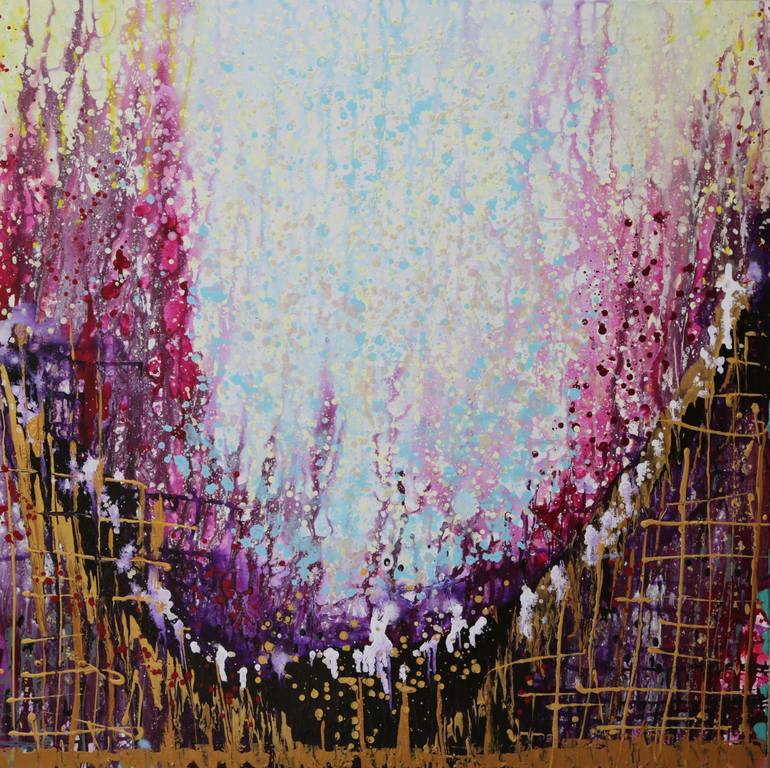 Accumulation Painting by Lana Sokoloff | Saatchi Art