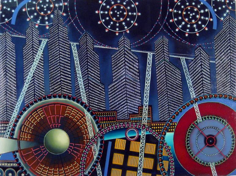 Night Shade Painting by Doug Hilson | Saatchi Art