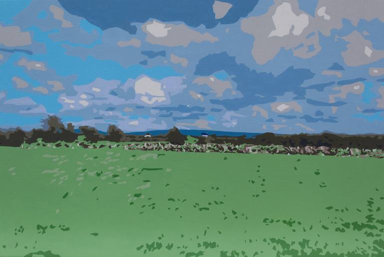 Crannagh, Galway Painting by Ian Mulcaster | Saatchi Art