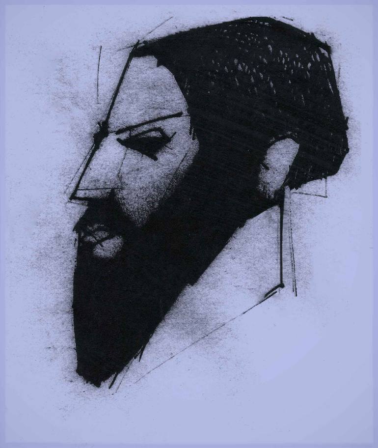 Dr. Gupta Drawing by Edward M Ribak | Saatchi Art