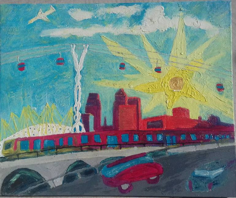 Trans Transport Painting by Daniel Healy | Saatchi Art