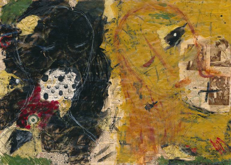 Togethers, aparts and inbetweens III Painting by Ina Mar | Saatchi Art