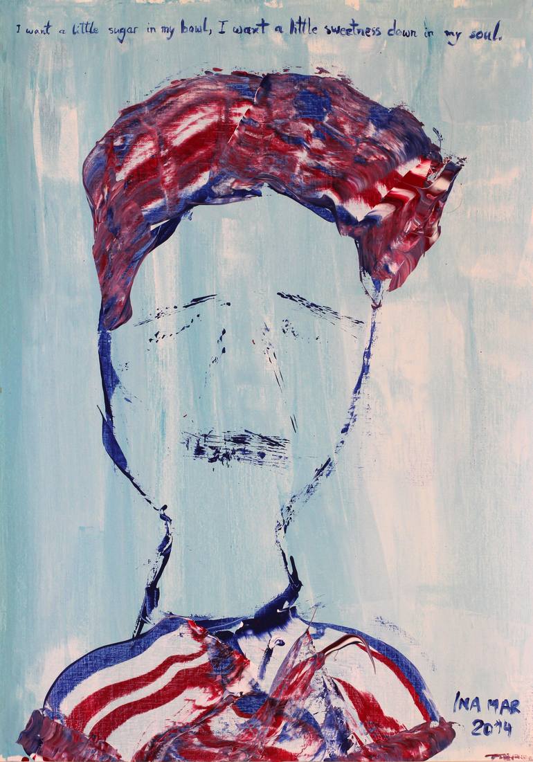 Nina (Nina Simone) Painting by Ina Mar | Saatchi Art