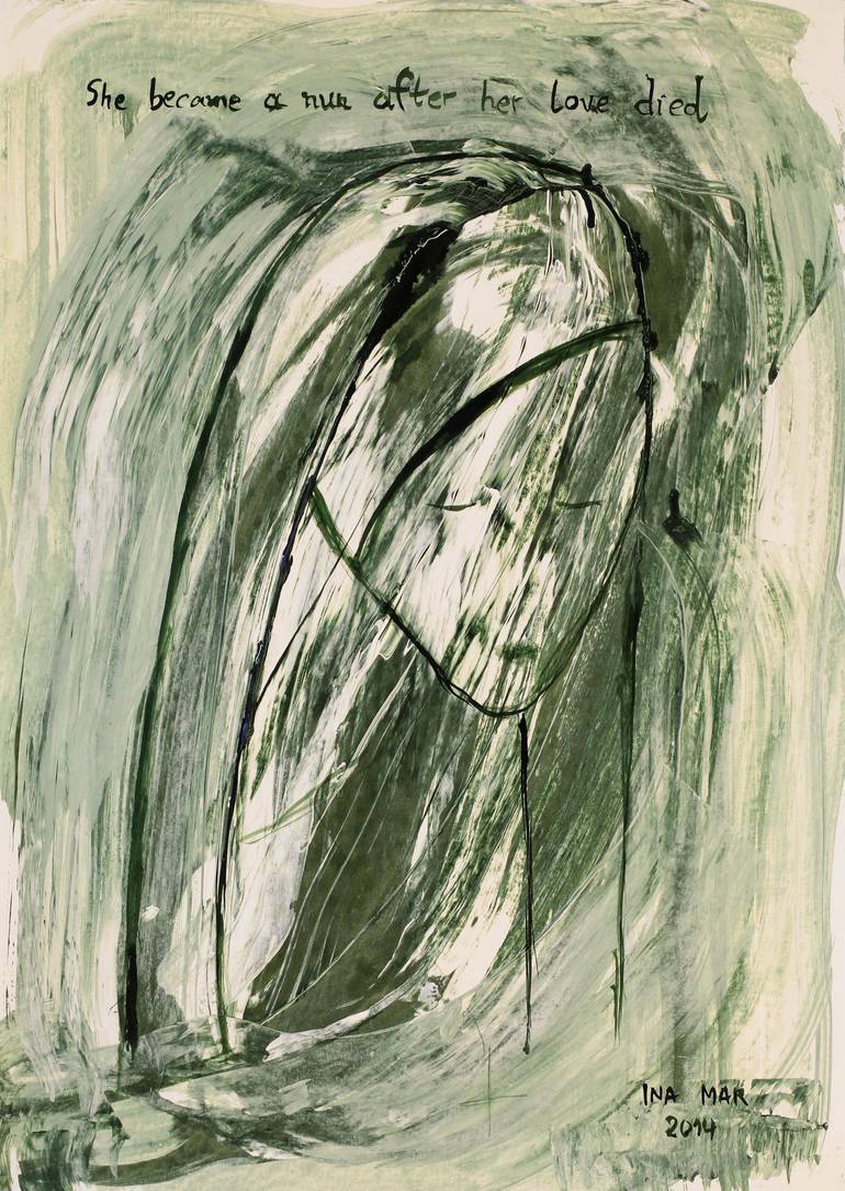 Soeur Joseph Painting by Ina Mar | Saatchi Art