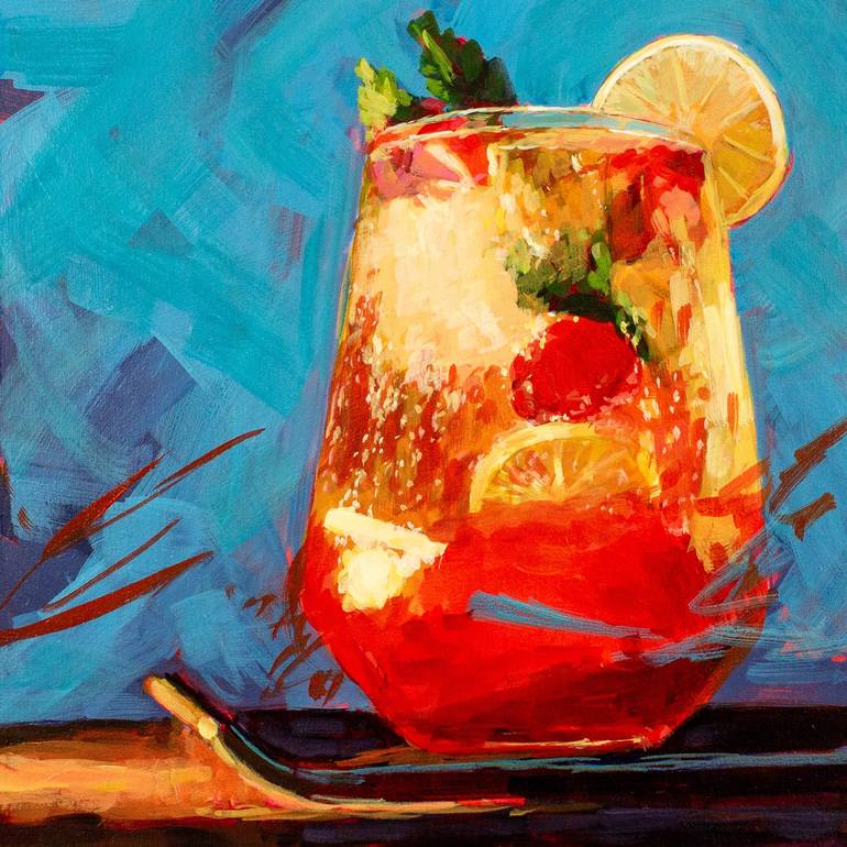 Rum Punch Painting by Michelle Gibbs | Saatchi Art