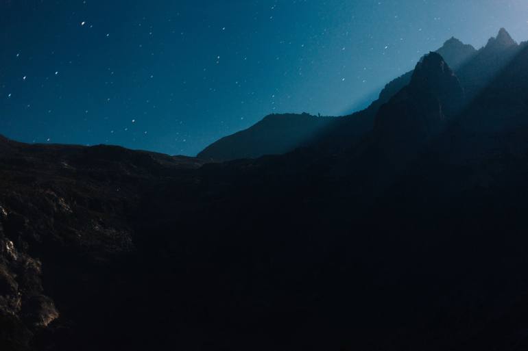 High Sierra Trail Blue Moon Rising - Limited Edition of 50 Photography ...
