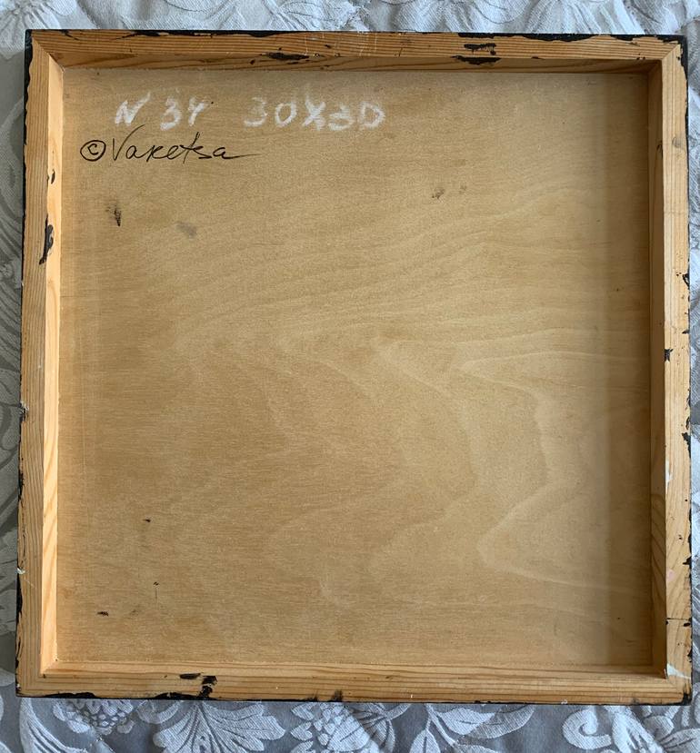 Empress Cat with Imperial Bee Painting by Lilia Varetsa | Saatchi Art