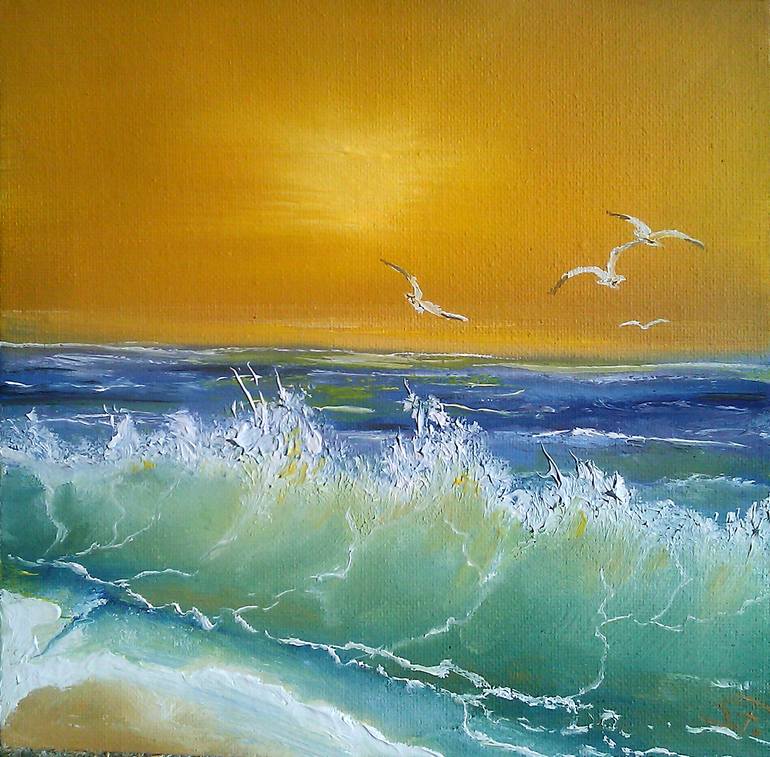 Sunset Painting by Susan Art | Saatchi Art