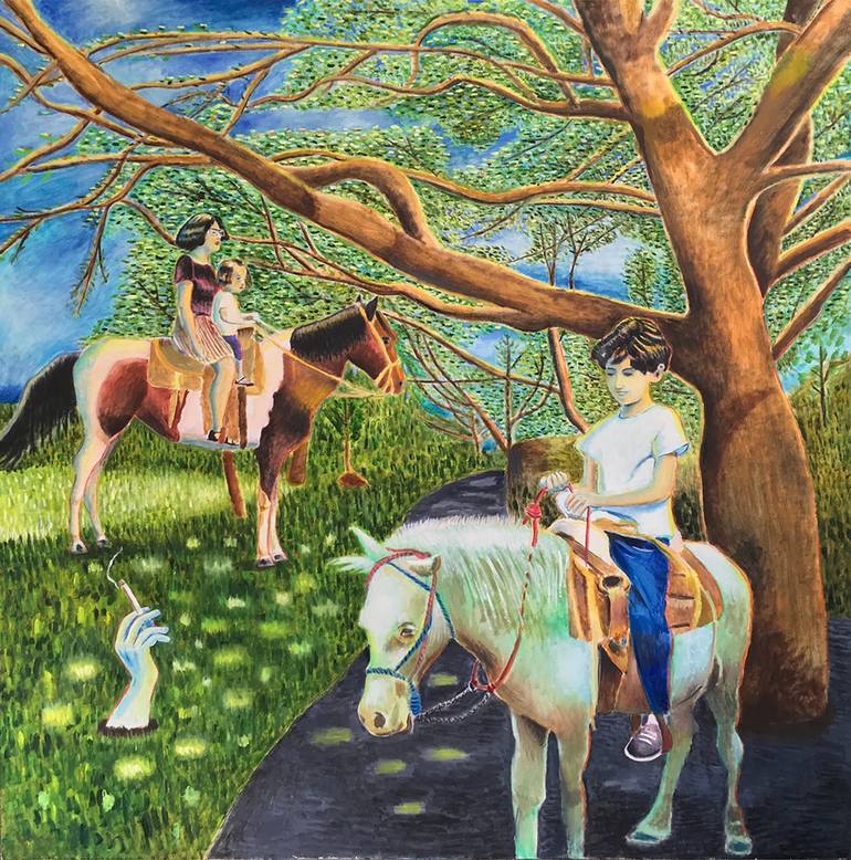 Crossroads Painting by Santiago Cohen | Saatchi Art