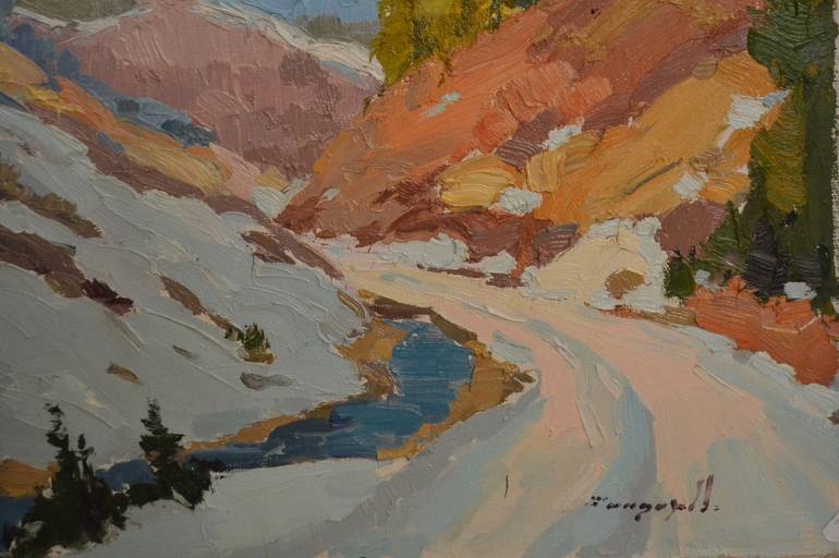 The sun shone Painting by Shandor Alexander | Saatchi Art