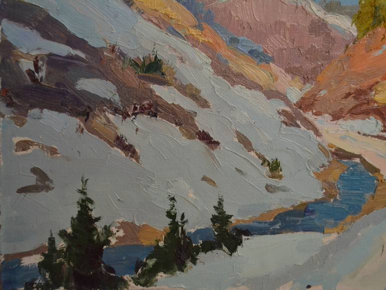 The sun shone Painting by Shandor Alexander | Saatchi Art