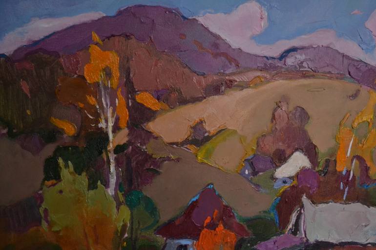 Rural landscape Painting by Shandor Alexander | Saatchi Art