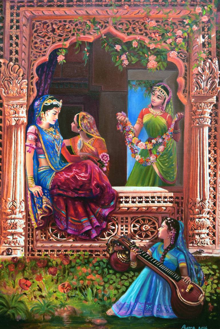 Enchanted morning Painting by Prema Russo | Saatchi Art