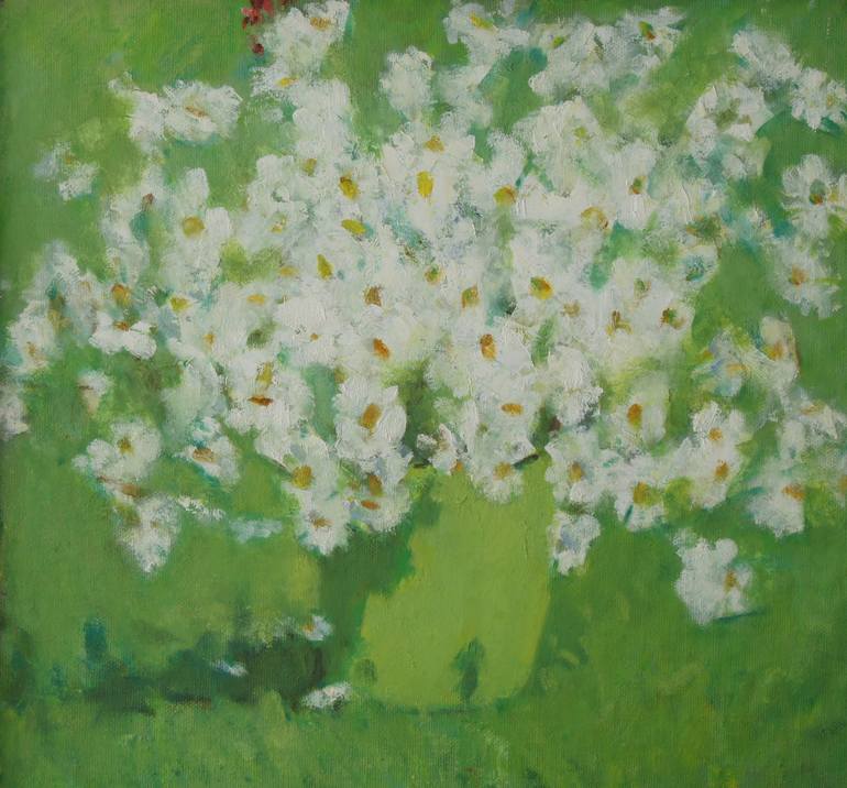 Daisies Painting by Igor Vlasov | Saatchi Art