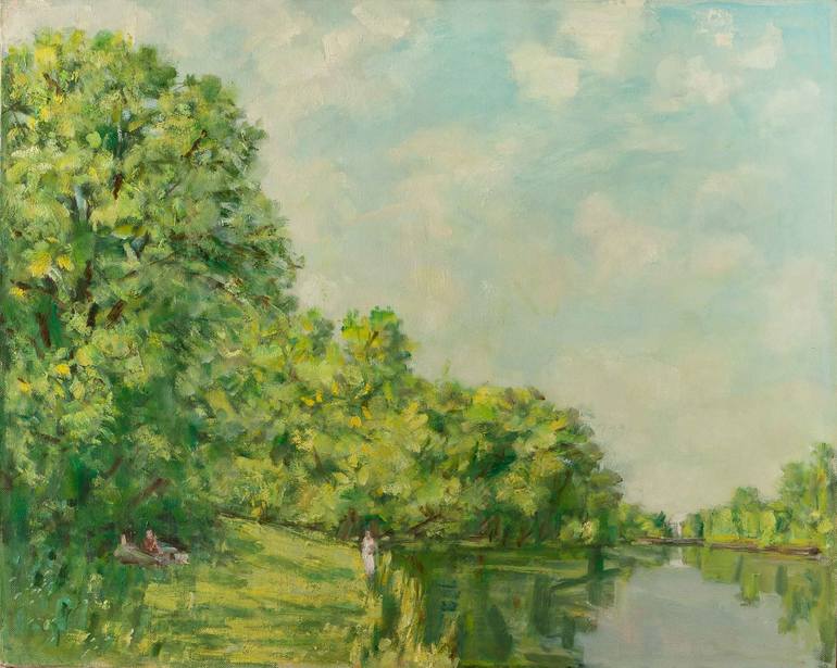 Summer Landscape Painting by Igor Vlasov | Saatchi Art