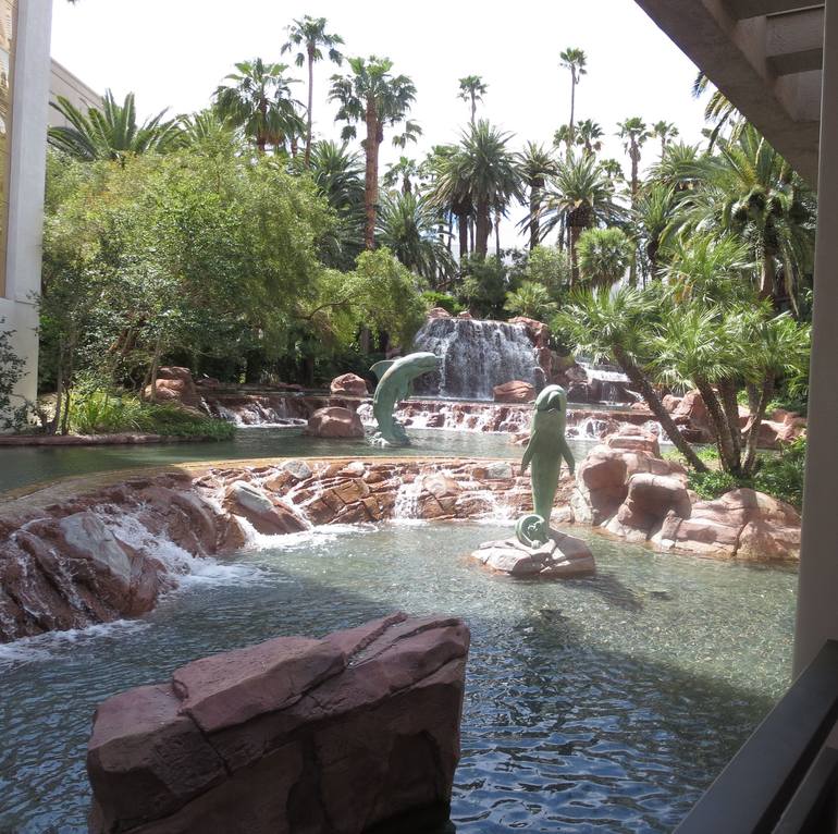 DOLPHIN statue: INDOOR Commercial Building LAS VEGAS Photography by ...