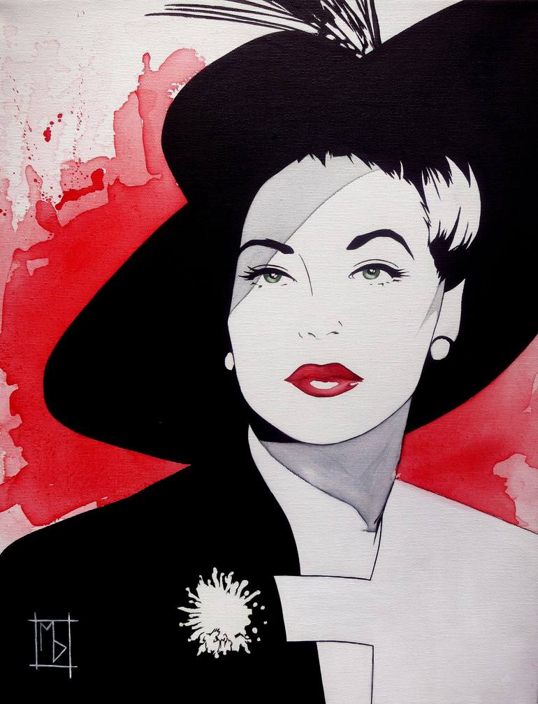 Ava Painting by Michelle Delecki | Saatchi Art