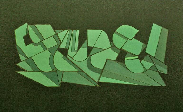 study for Nicron Painting by David Vango | Saatchi Art