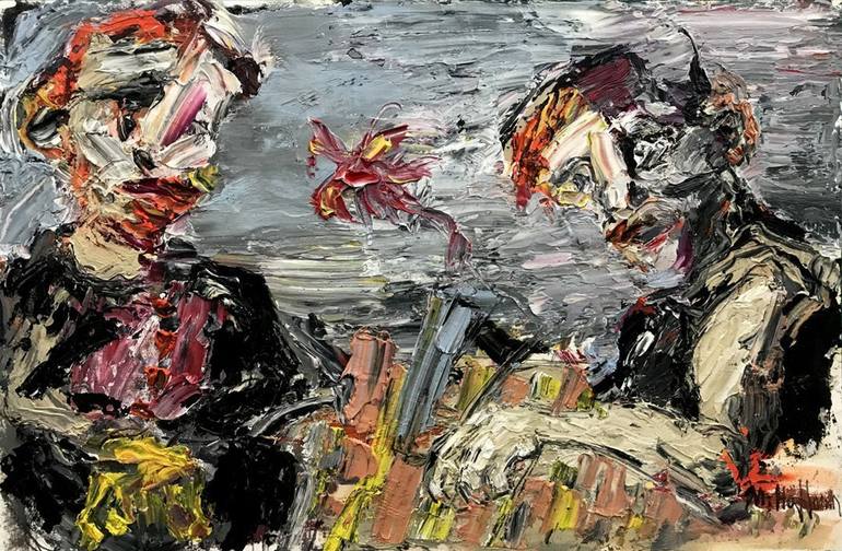 Fragility Painting by Maciej Hoffman | Saatchi Art