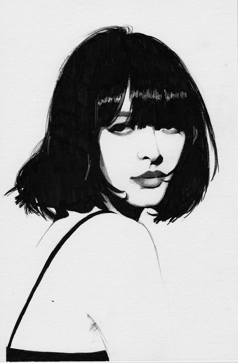 Exposed Drawing by Cindy Press | Saatchi Art