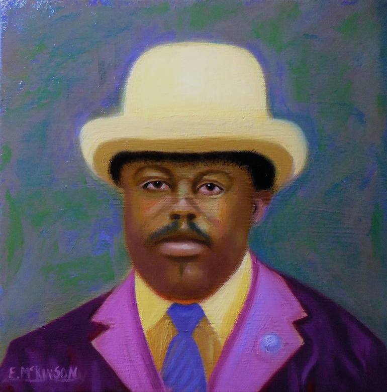 Hon. Marcus Mosiah Garvey,Jr. ONH Painting by Errol McKinson | Saatchi Art